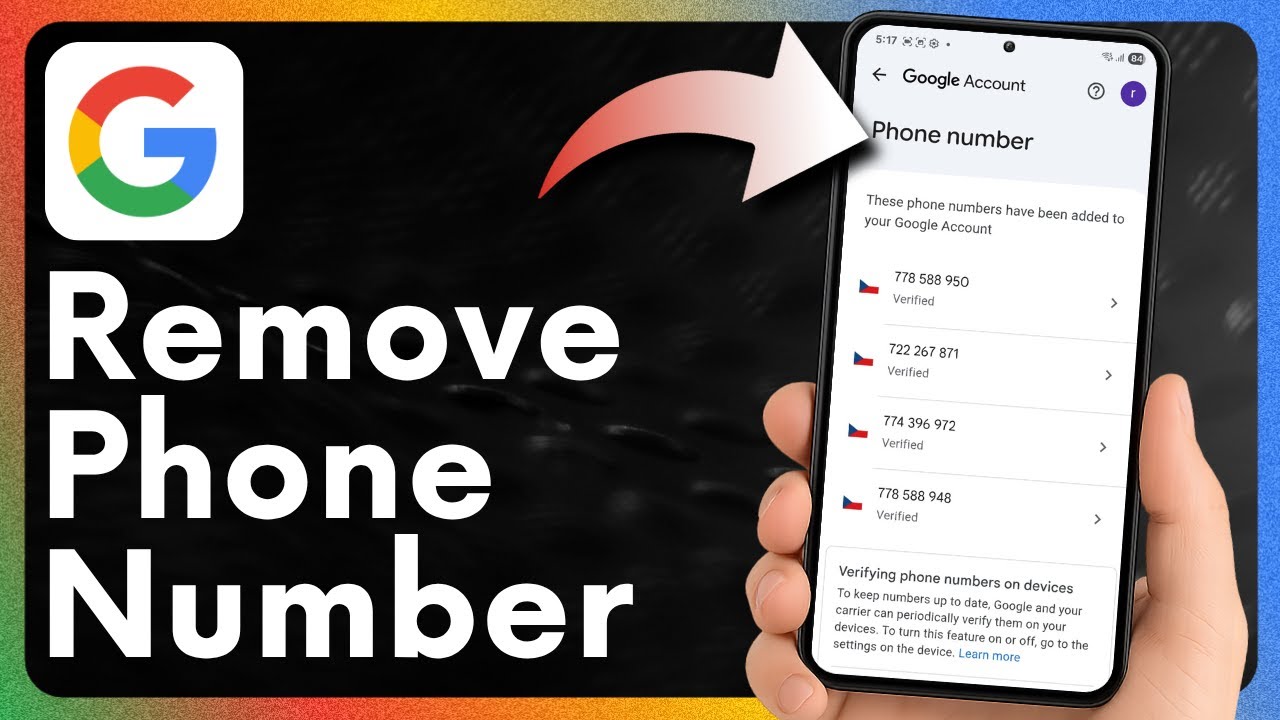 How to Remove Phone Number from Gmail Account on Android