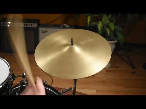 16" Zildjian A 1970s Crash Cymbal 1008g *Video Demo* | Reverb