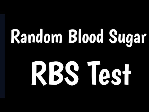 Random Blood Sugar Test | RBS Test | Random Glucose Testing |