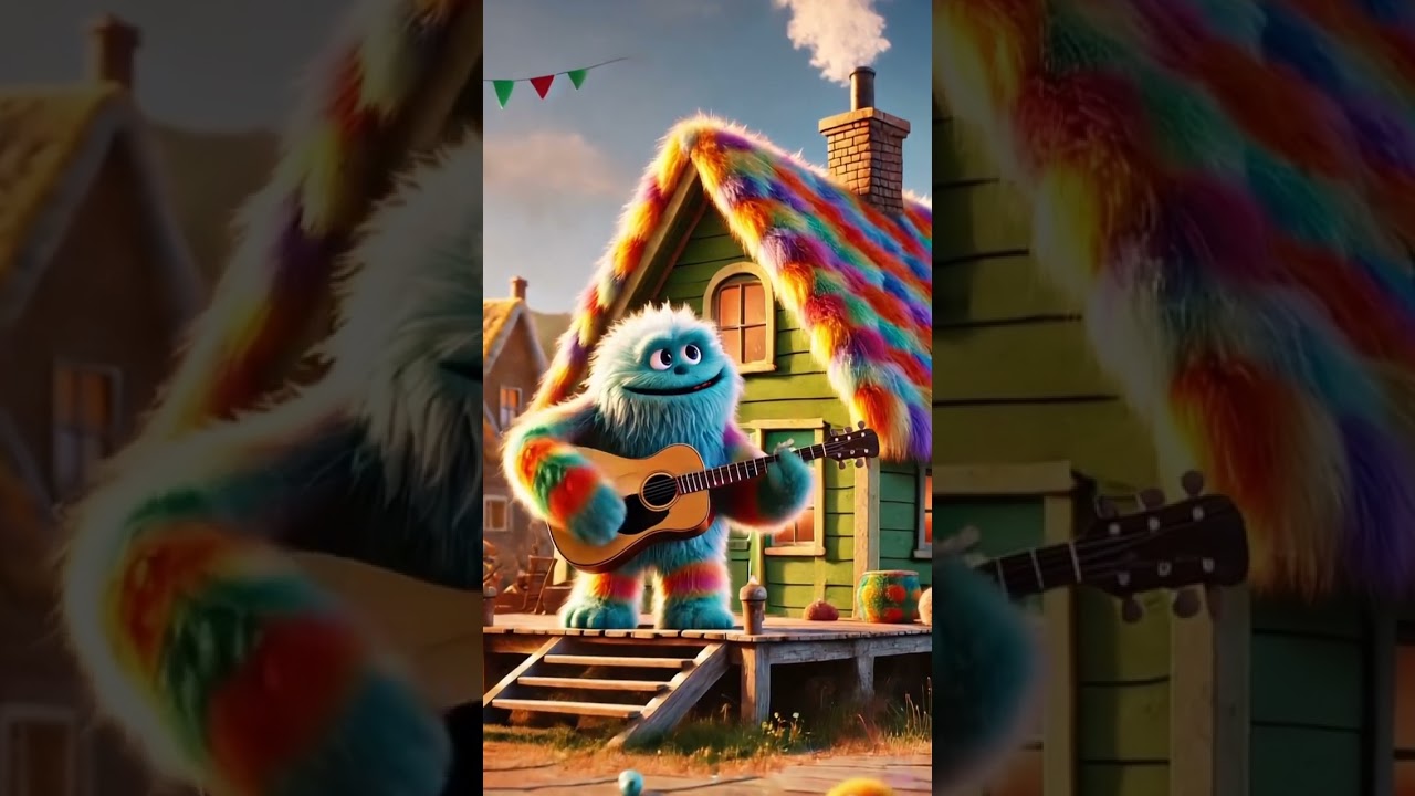 ✨Strumming the guitar with joy! Every note our Fuzzlet plays brings a sprinkle of magic to the air!