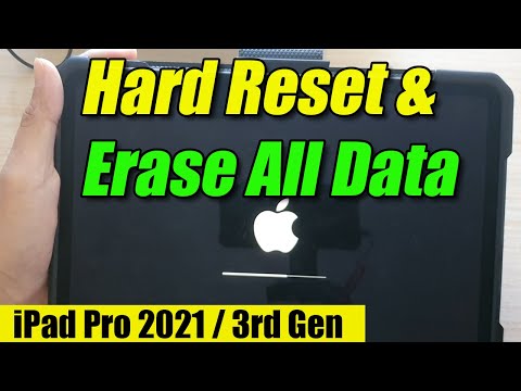 iPad Pro 2021/3rd Gen: How to Hard Reset and Erase All Data
