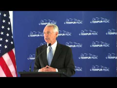 KY Gov. Beshear on hand for Tempur-Pedic Headquarters Groundbreaking In Lexington KY