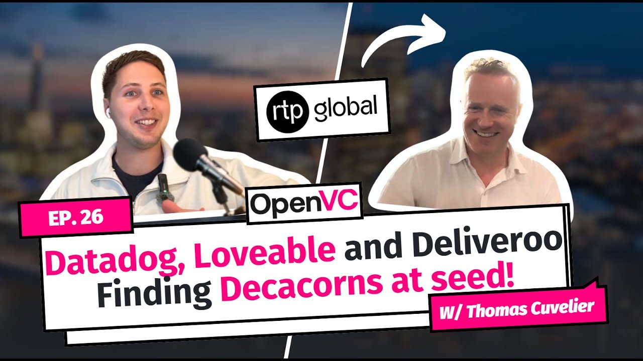 Thomas Cuvelier of RTP Global - 10% of their portfolio are unicorns!