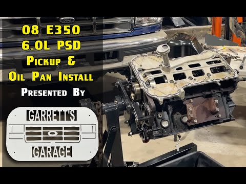 6.0 Powerstroke Oil Pan Removal and Install