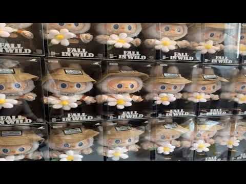 Labubu Keychain 1:1 Replica The Monsters Labubu Series Fall In Wild Doll Kid Toys Tide Pla