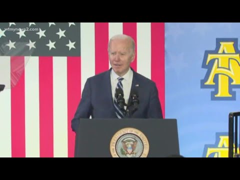 President Biden and local lawmakers visit NC A&T in Greensboro