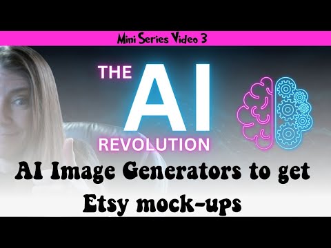 Etsy Mockup Generator Etsy AI Art using Canva AI Magic Media Image Generator Create mockups from AI