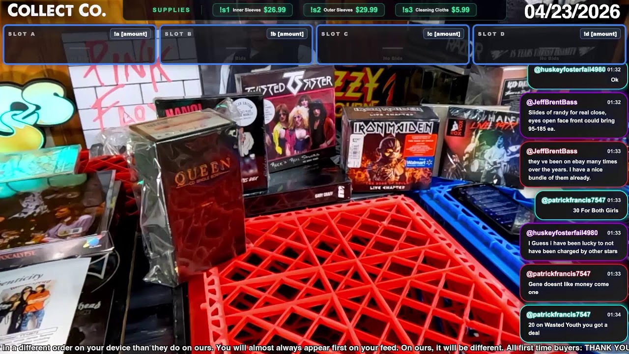 LIVE Vinyl Record Sale (Thursday, 04/23/2026)