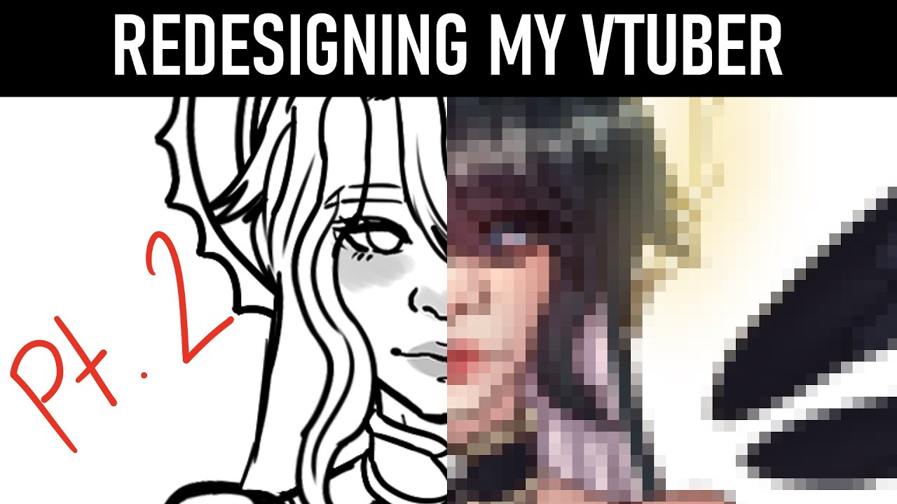 I redesigned my vTuber pt.  2 (The reference sheet)