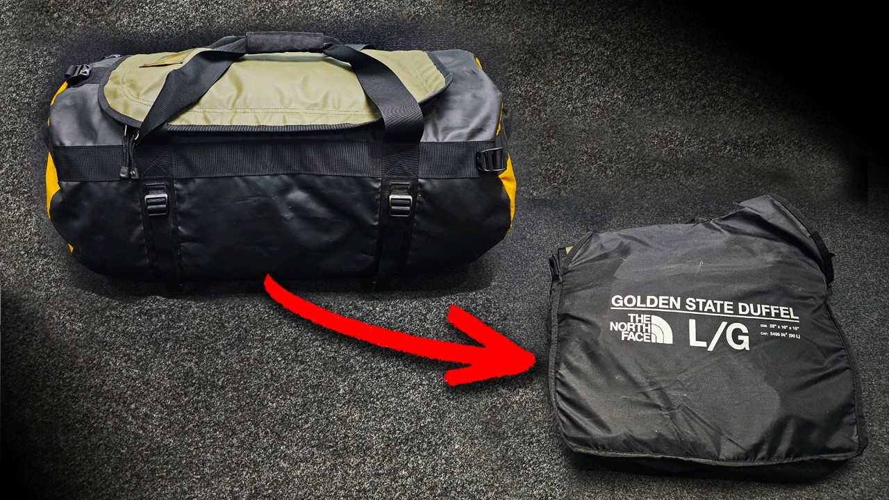 The North Face Duffel Bag Folding Technique That Actually Works