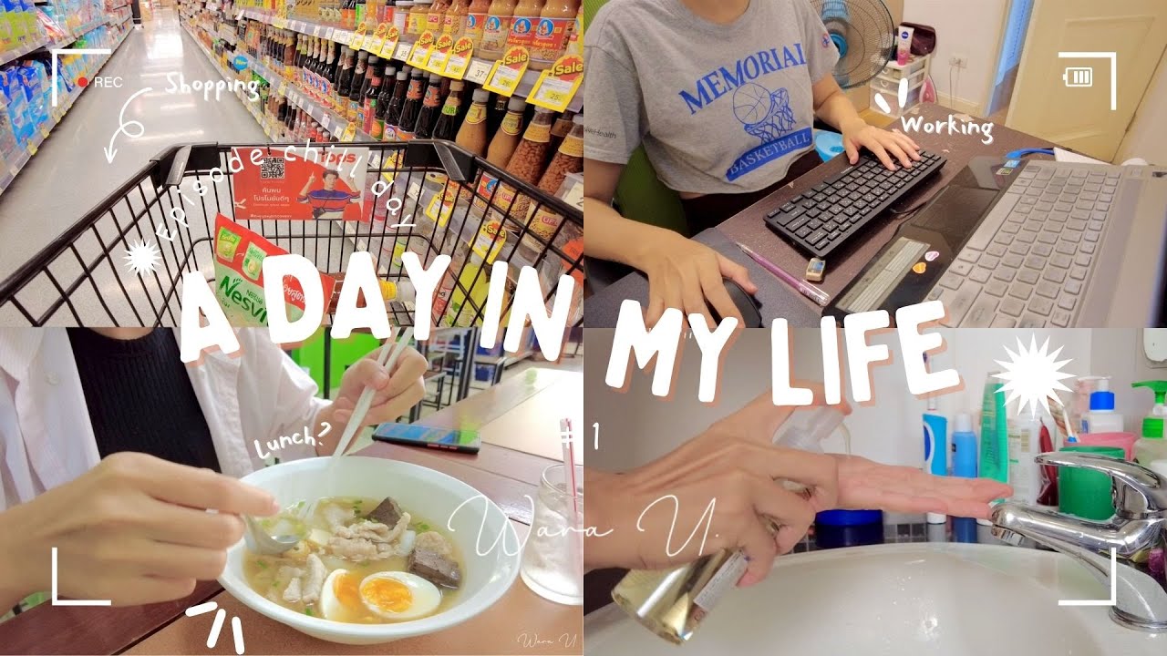 A Day in My Life Vlog #1: Grocery, Cooking easy recipes, Work at home | Typical day | No Talking