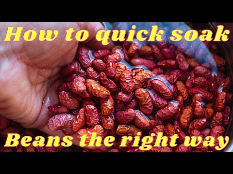 How To Quick Soak Beans The Right Way