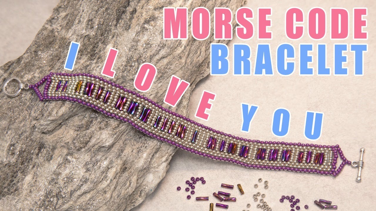 DIY Morse Code Bracelet Tutorial - MAKE ANY MESSAGE!