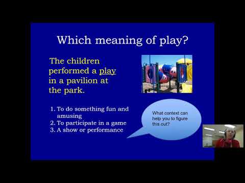 Multiple Meaning Words