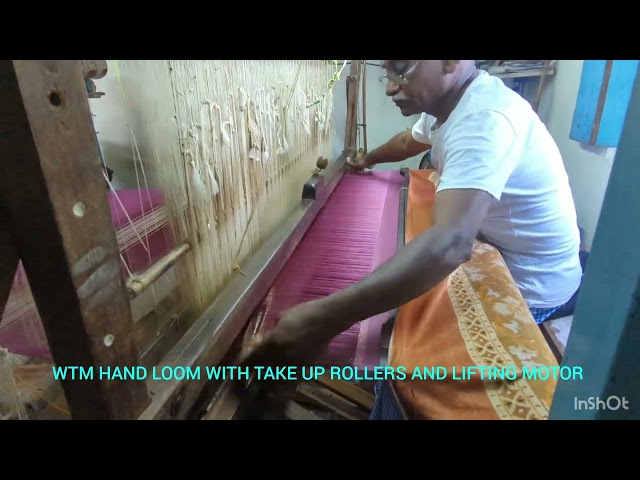 Hand Loom Machine - 20 Meter/Day Automatic Handloom Machine ...