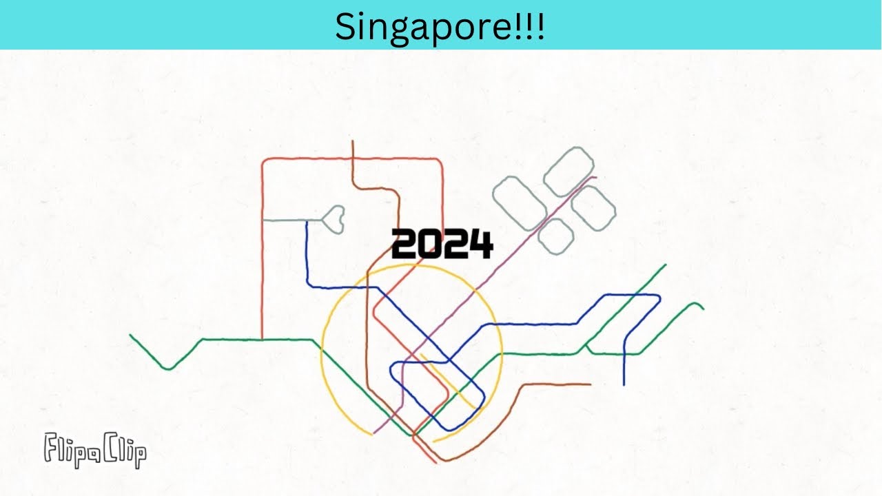 Evolution of Singapore MRT 1987-2040 (Old)