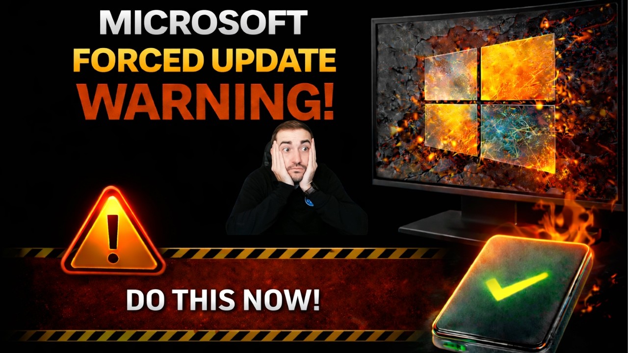 BACK UP YOUR PC NOW — Microsoft Is Forcing This Update!