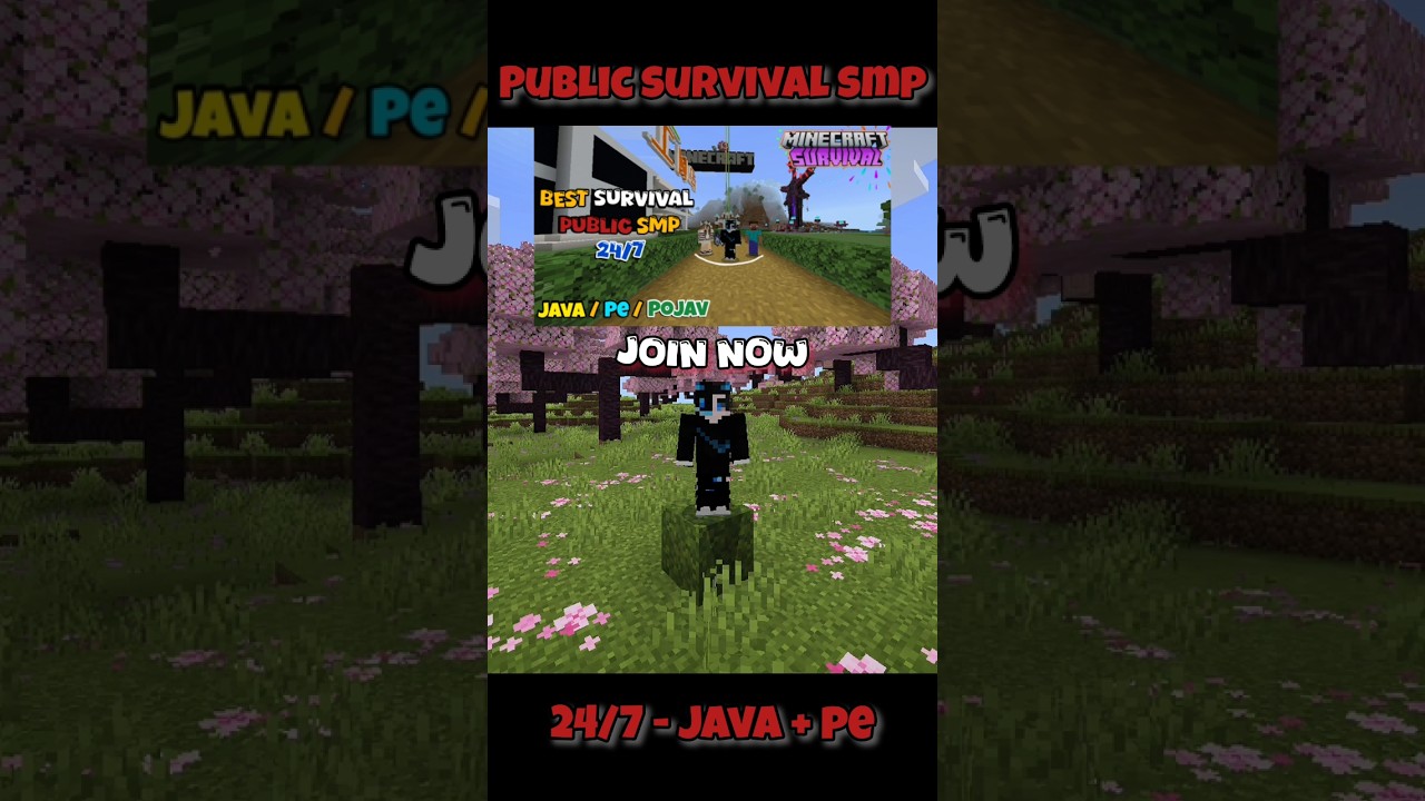 🔥 Best Minecraft SMP Server IP & Port! Join Now & Play 24/7! ⛏️🌍