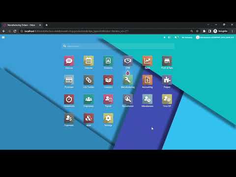 [Odoo 14] Manufacturing | Tutorial Odoo