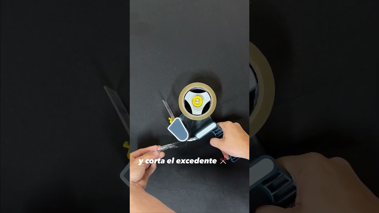 ¡Usa el Dispensador de Cinta Adhesiva como un Profesional! 📦🖇️