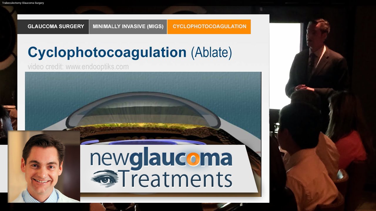 Cyclophotocoagulation and Trabectome for Glaucoma