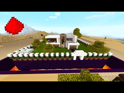MCPE SAFEST REDSTONE MODERN HOUSE (w/ 20+ Redstone Creations) Minecraft ...