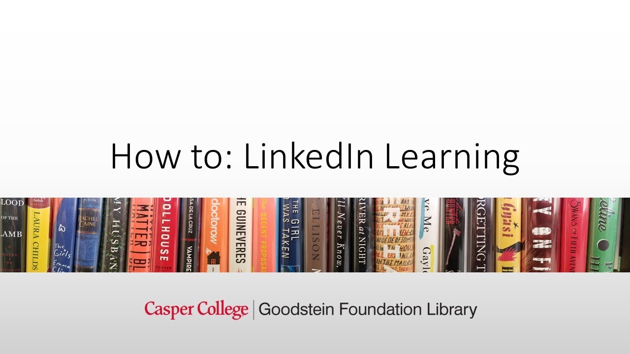 How to: LinkedIn Learning