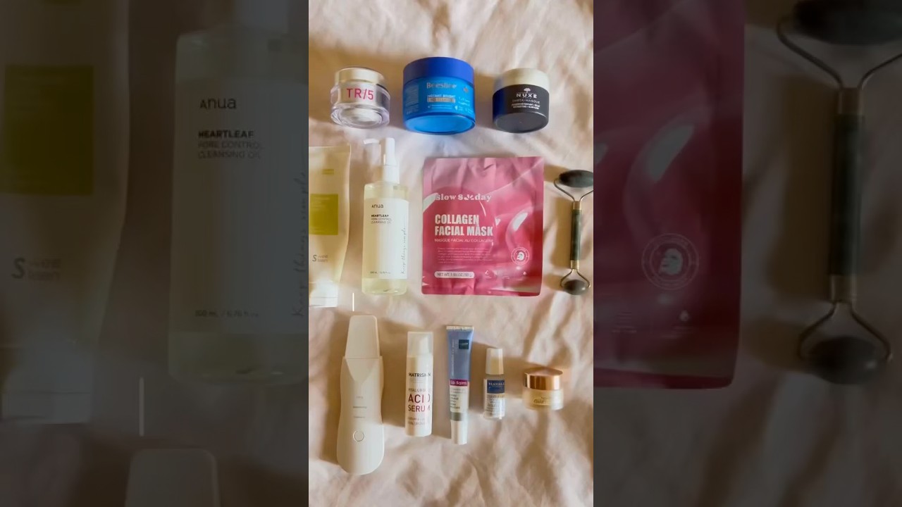 Monthly skincare routine ✨