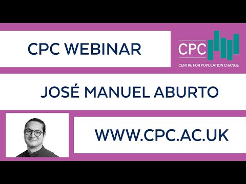 'Life expectancy changes during the pandemic in low mortality countries' with José Manuel Aburto