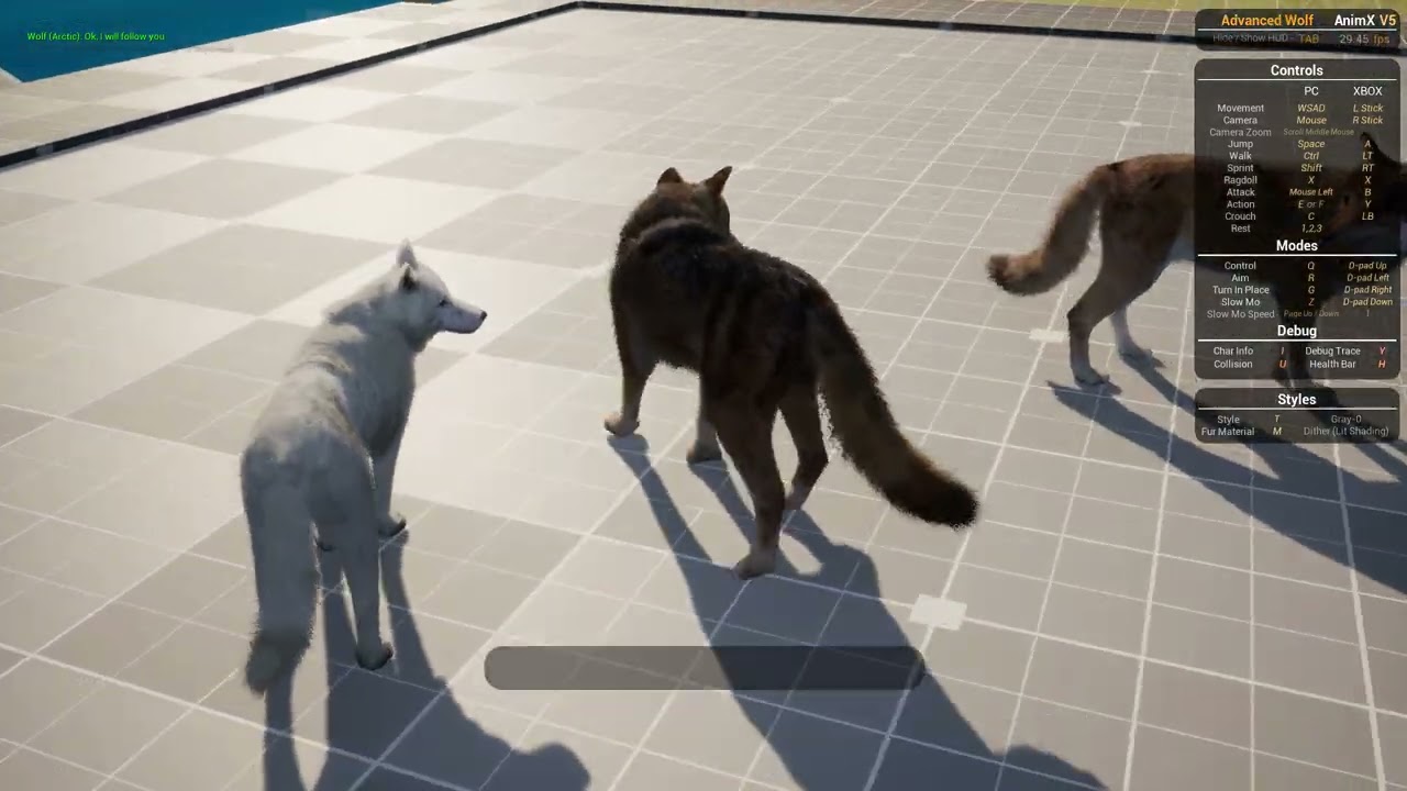 AnimX Advanced Wolves Demo