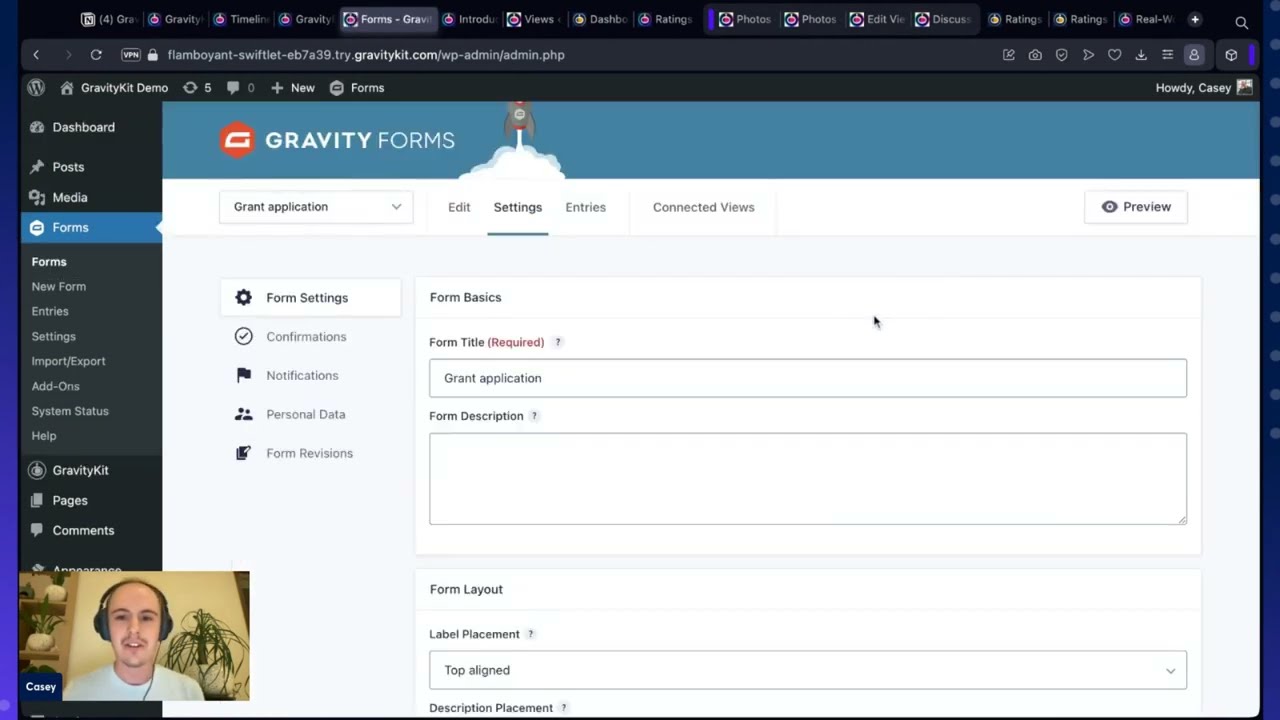 Tracking form updates in Gravity Forms using GravityRevisions