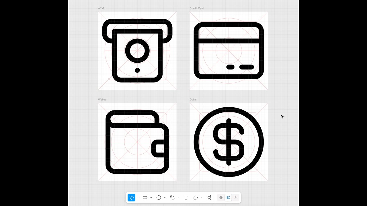 Icon Design Tutorial | Pixel-Perfect icons in Figma | Hugeicons