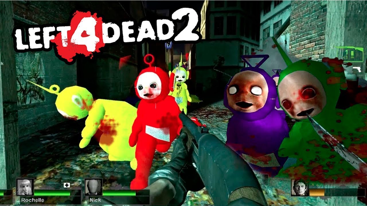 APOCALIPSIS DE TELETUBBIES - Left 4 Dead 2 con Mods