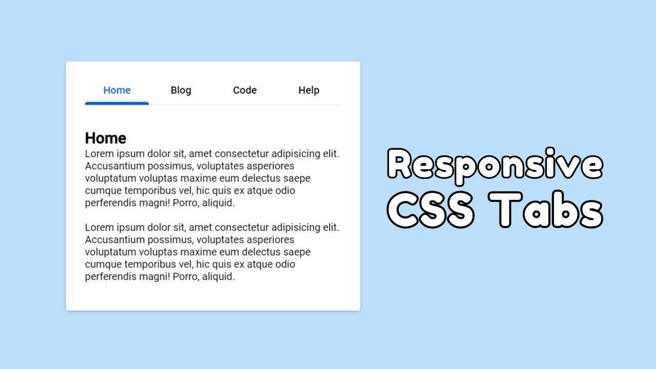 CSS Tabs with Slide Indicator | Using Only HTML & CSS | LiteMap