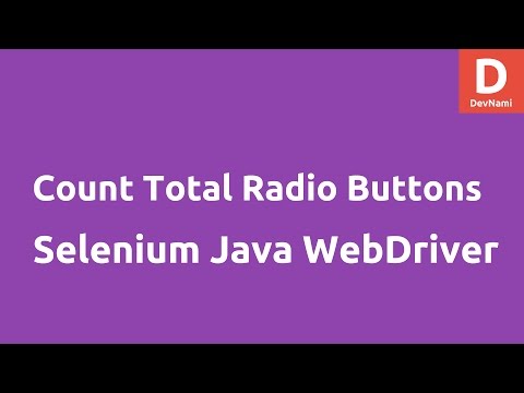 Learn Total number of Radio buttons Selenium Java - Mind Luster