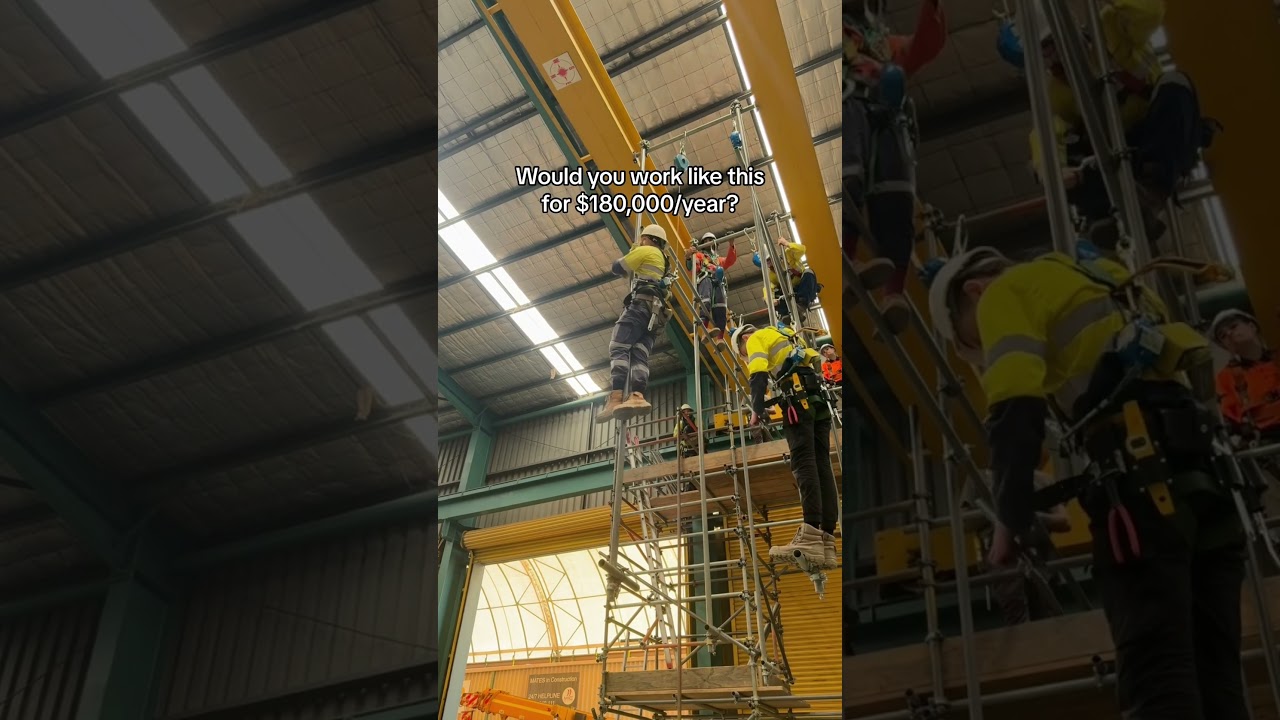Do you want to work as an advanced scaffolder and earn this much?🤔 #scaffolding #scaffold #fifo
