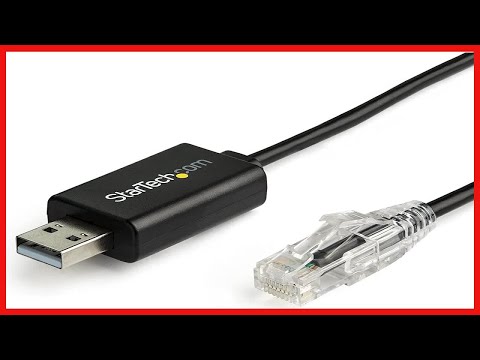 StarTech.com 6 ft (1.8 m) Cisco USB Console Cable - USB to RJ45 Rollover Cable - 460Kbps - Windows,
