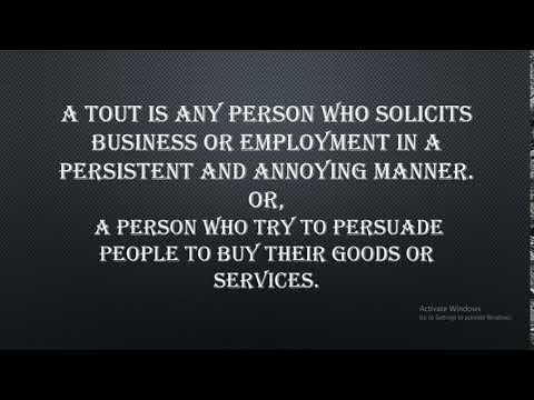 Tout Meaning