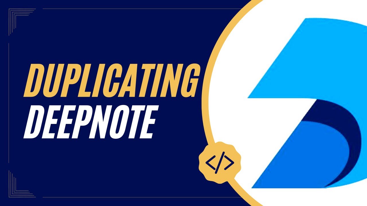 [0] How to Duplicate Deepnote Projects into your Personal Workspace
