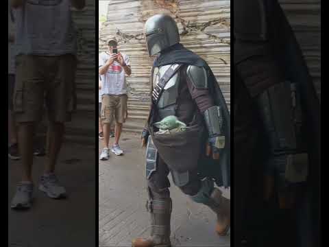 The Mandolorian and Grogu in REAL LIFE!! #shorts