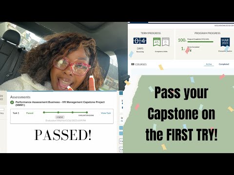 How to PASS your Capstone on the FIRST TRY🎉🎉 | WGU