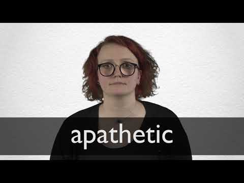 APATHETIC definition and meaning | Collins English Dictionary