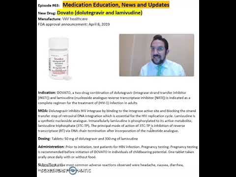 Dovato (dolutegravir and lamivudine)- HIV