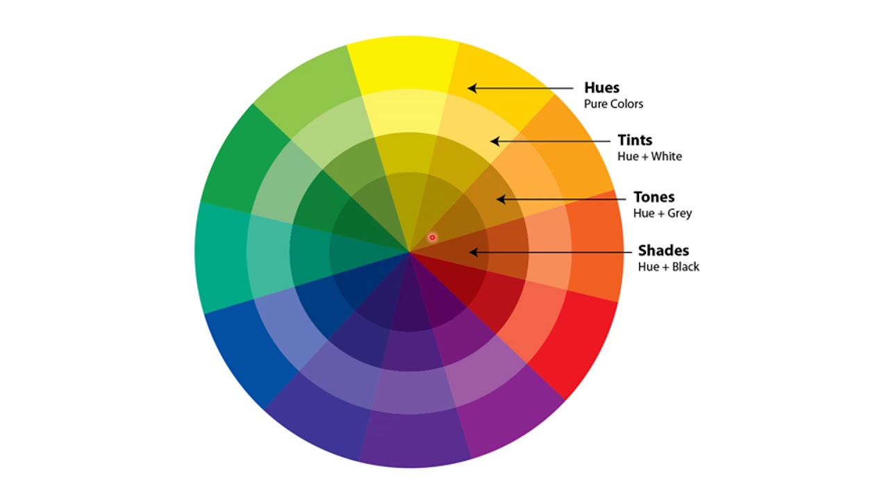 Color Wheel and Exercises PowerPoint