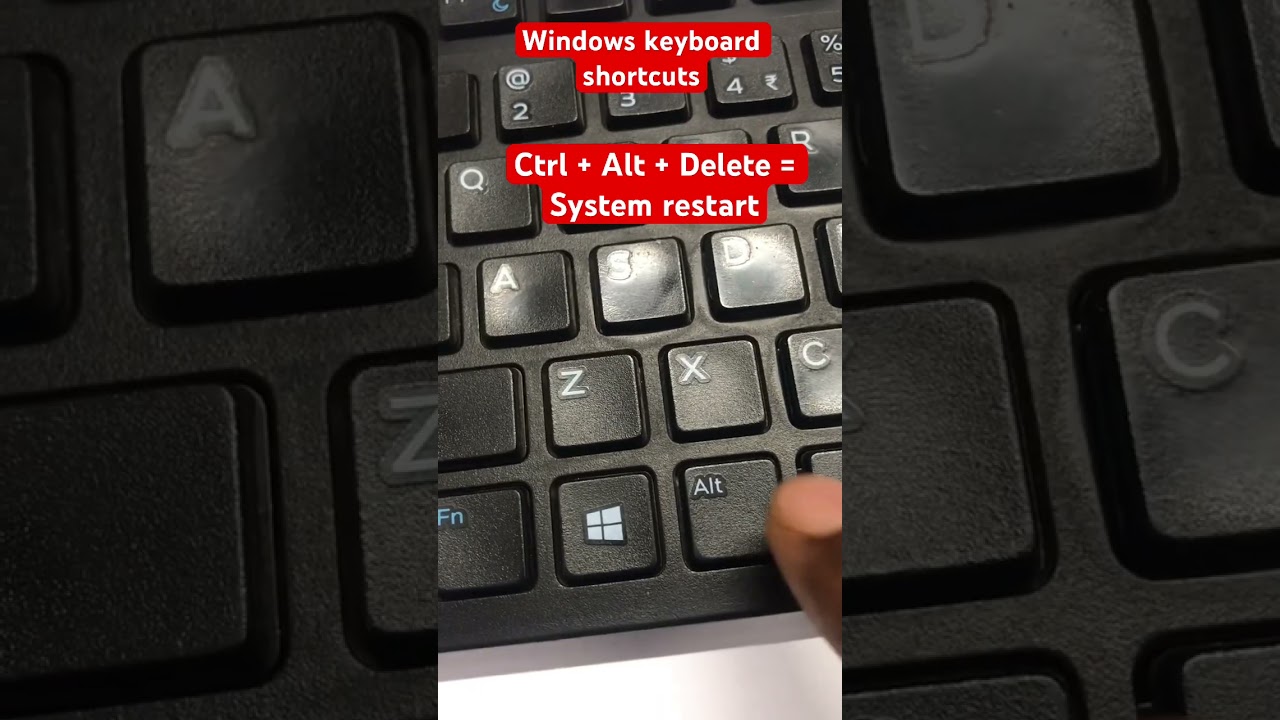 Windows keyboard shortcuts | Ctrl+Alt+Delete #techpandian #trending #youtubeshorts #windows #shorts