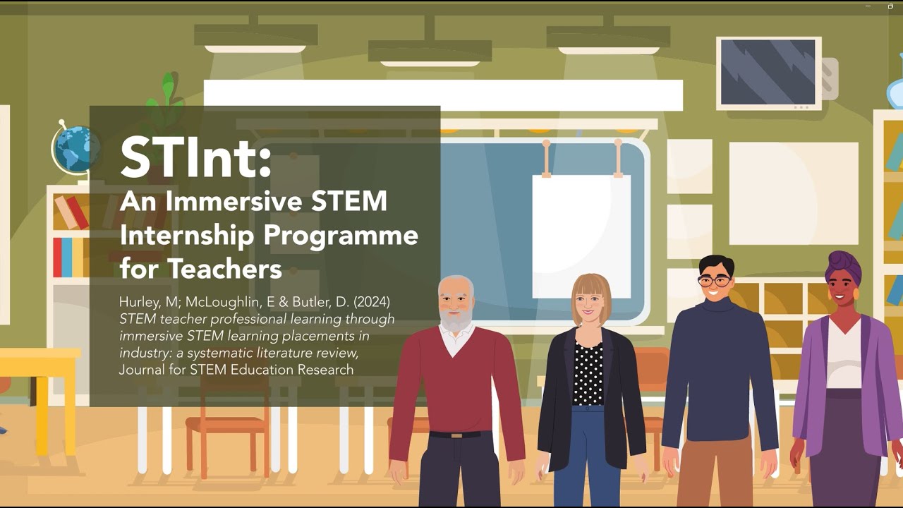 STInt - An Immersive STEM Internship Programme for Teachers Animation in Collaboration with SciTube