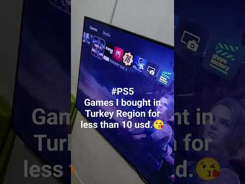 PS5 digital games Turkey region! #ps5 #games