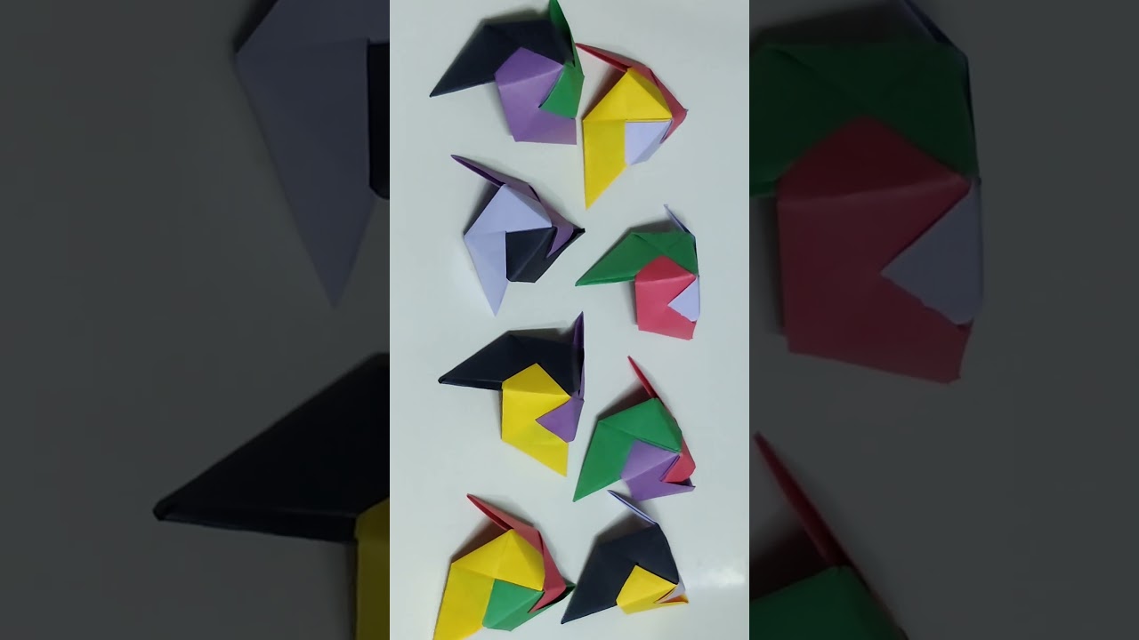 How to Make a Cube Using  Colorful Square Pieces | Fun Maths Activity for Students #education