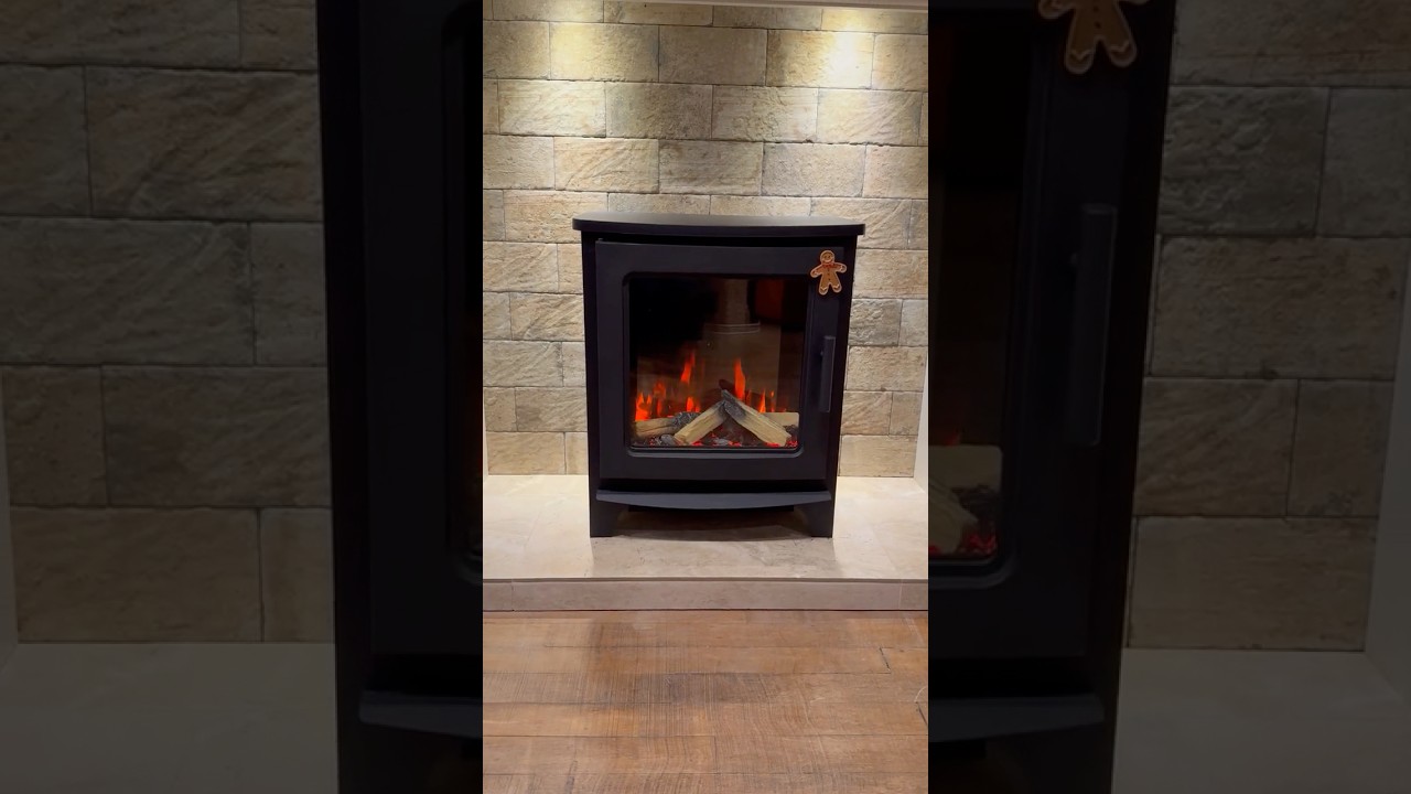 Flametek Milan Electric Stove 🔥 Ultra-Realistic Flame Effect in Action!