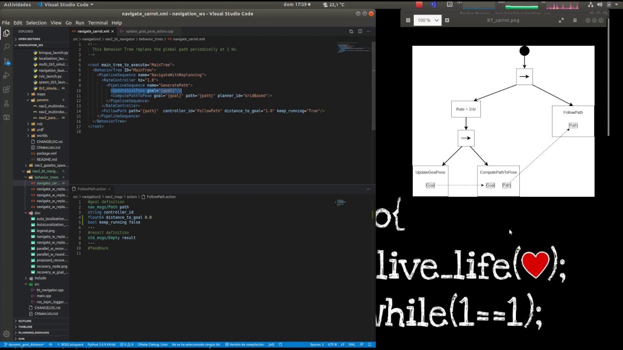 Following a dynamic goal in Nav2